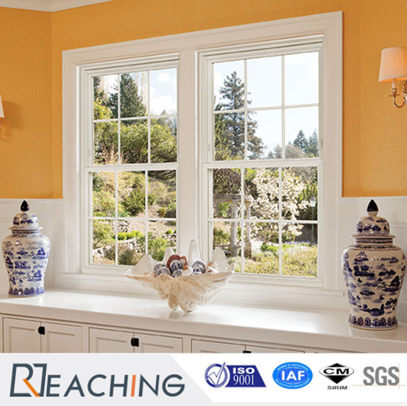 American Style UPVC Double Hung Window in Various Colors from China ...